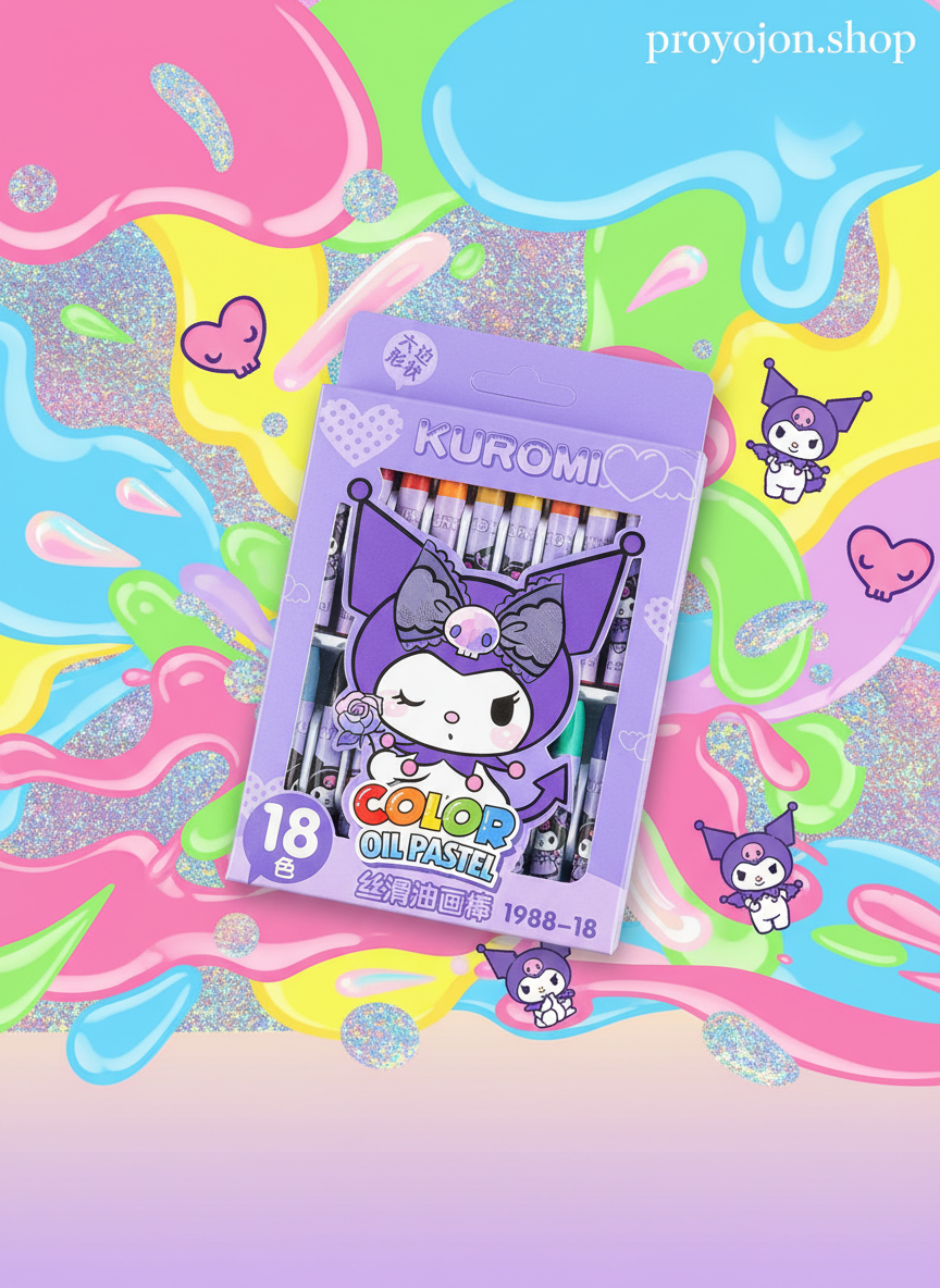 Kuromi 18 Color Pastels | proyojon.shop